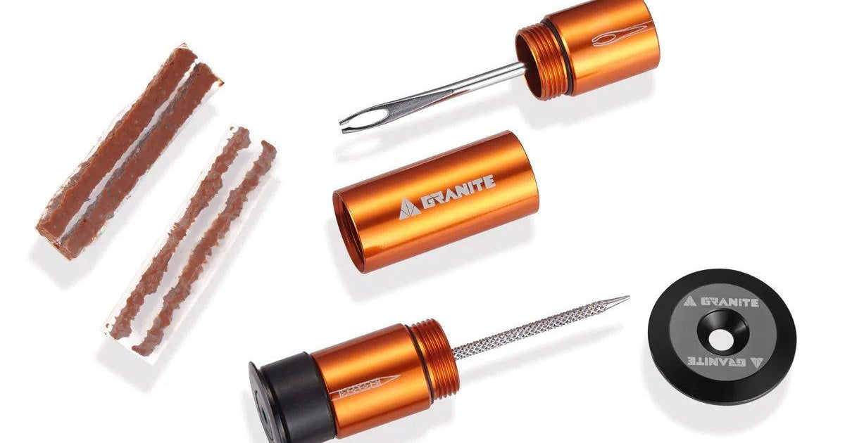 Granite Stash Tubeless Flat Tyre Repair Kit | Tiso