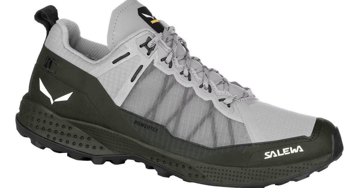 Salewa Men's Pedroc Powertex Hiking Shoes - Green/ Grey | Tiso